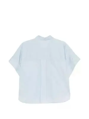 Closed Button-up Shirt - Blue