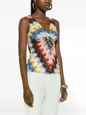 Missoni Patterned Twist Top