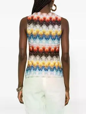 Missoni Patterned Twist Top