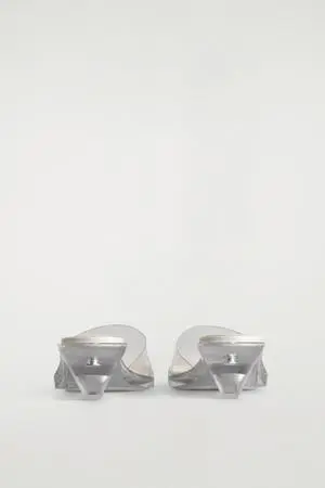 Cos Perspex Kitten-heel Mules