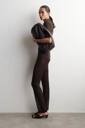 Cos Seamless Sheer Knitted Silk Pants