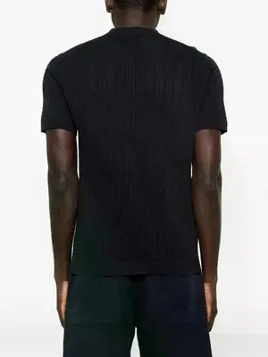 DRYKORN Triton Cable-knit Polo Shirt