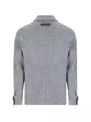 Zegna Flap-pockets Shirt - Grey