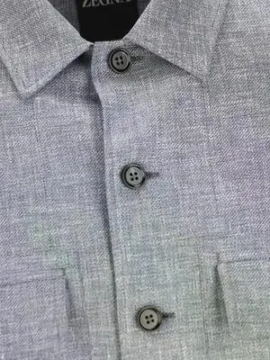Zegna Flap-pockets Shirt - Grey