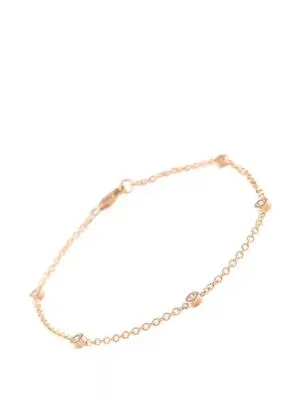 LB EXCLUSIVE 14k Rose Gold Diamond Bracelet - Pink
