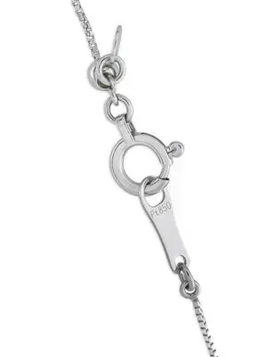LB EXCLUSIVE Diamond And Ruby Platinum Pendant Necklace