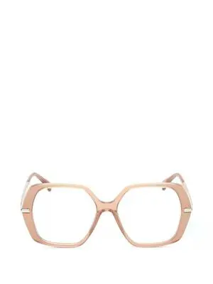 Max Mara Geometric Eyeglasses - Neutrals