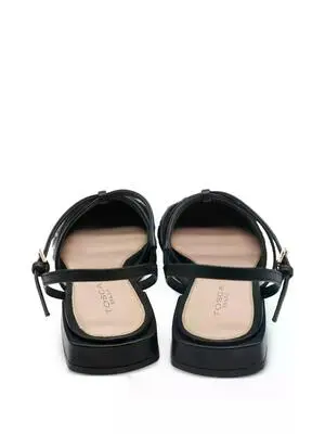 TOSCA BLU Eyelet Strappy Flat Pumps
