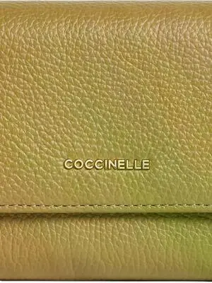 COCCINELLE Logo-detail Leather Wallet - Green