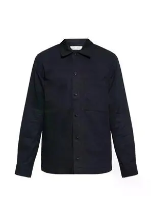 SAMSOE SAMSOE Sataka Button-up Shirt Jacket - Blue