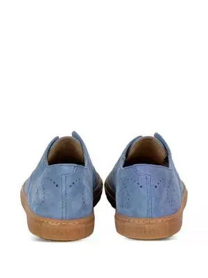 Fratelli Rossetti Suede Perforated Slip-on Sneakers - Blue