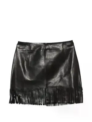 Nour Hammour Fringed Mini Skirt