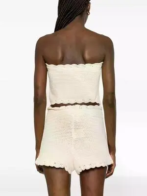 Posse Dylan Crocheted Strapless Top