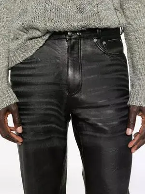 Our Legacy Carlson Cut Leather Trousers