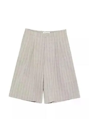 Our Legacy Split Checked Shorts - Neutrals