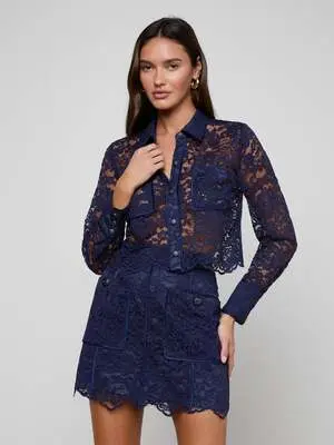 L'agence Scalloped Tops