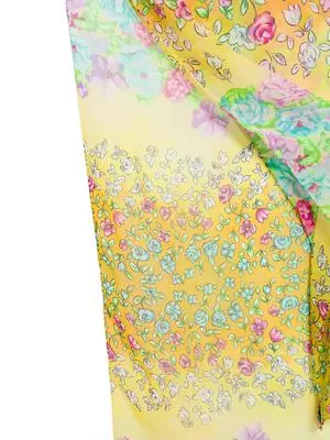 Versace 1990s Floral Scarf