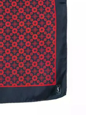 Saint Laurent 1990s Silk Scarf
