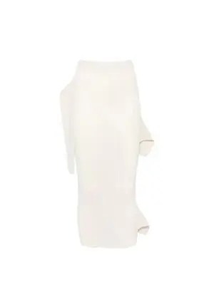 Issey Miyake Ruffled Midi Skirt
