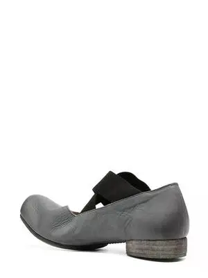 UMA WANG 25mm Leather Ballerina Shoes - Blue