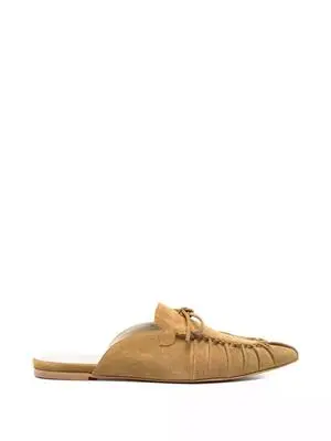 TELA Tie-detail Flat Mules