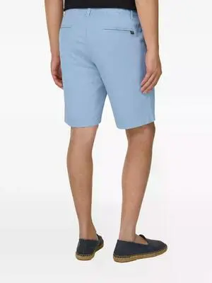 Boggi Milano Garment-dyed Stretch Cotton Drawstring Shorts
