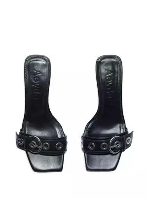 AeydĒ 55mm Gilly Leather Pumps - Black