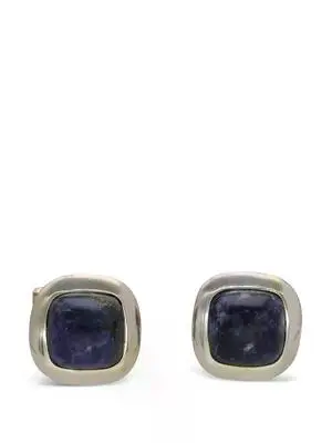 Gianfranco Ferre 1980-1990s Square Cufflinks - Silver