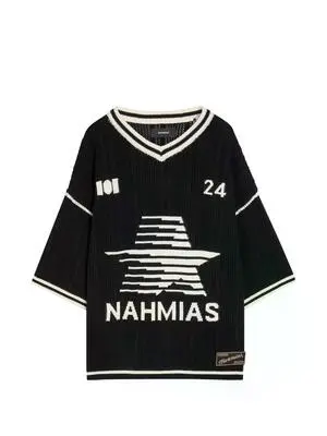 NAHMIAS V-neck Graphic Jersey