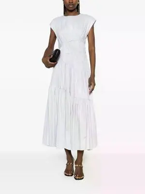 Aje Ecliptica Tiered Midi Dress