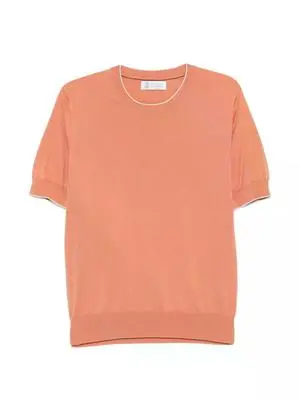 Brunello Cucinelli Trimmed Short-sleeve T-shirt
