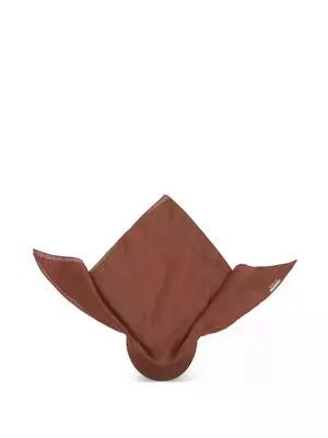 Ruslan Baginskiy Logo-print Self-tie Hat - Brown
