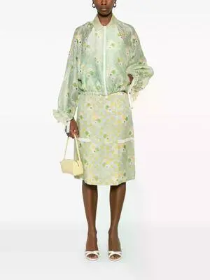 Fendi Floral-print Bomber Jacket
