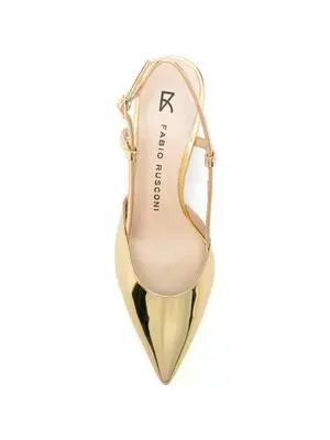 FABIO RUSCONI Pointed-toe Slingback Pumps