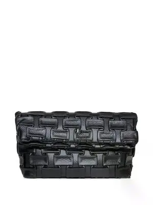 John Richmond Woven Clutch