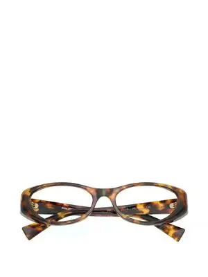 Miu Miu Round Frame Glasses