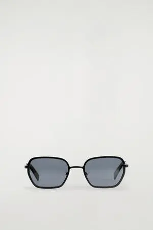 Cos Wire-frame Rectangle Sunglasses - Black