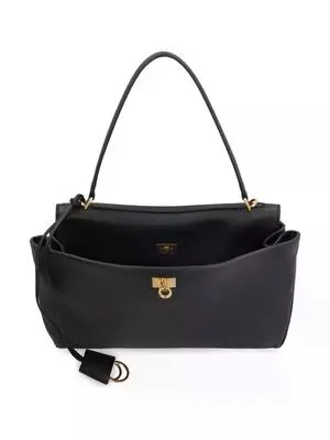 Balenciaga Rodeo Leather Bag - Black