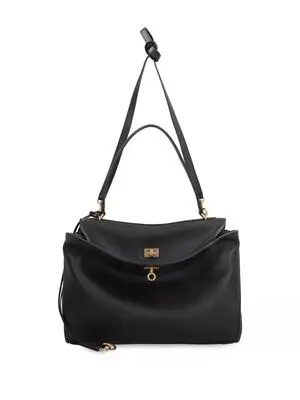 Balenciaga Rodeo Leather Bag - Black