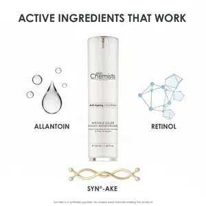 SKIN CHEMISTS Wrinkle Killer Anti-aging Night Moisturizer 50ml
