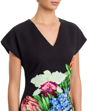 Elie Tahari The Iris Dress - Spring Meadow