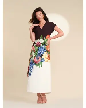 Elie Tahari The Iris Dress - Spring Meadow