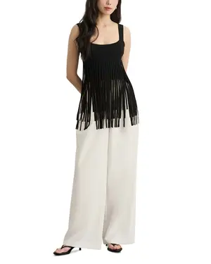 TOCCIN Amaris Fringe Top