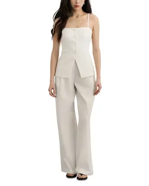 TOCCIN Solara Wide-leg Trousers - Optic