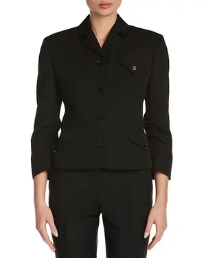 Women's Versace Black Outerwear
