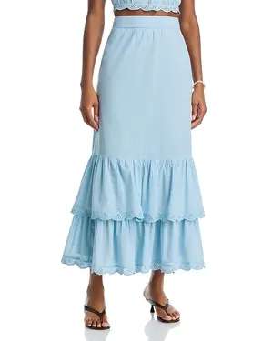 Aqua Midi Skirts