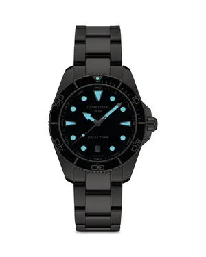 CERTINA Ds Action Gent 40mm Watch - Black