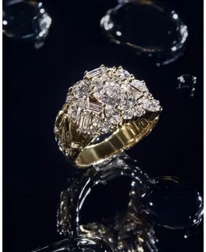 VRAI Unity Ring In Yellow With Lab Grown Diamonds