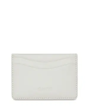 GANNI Bou Raspberry Card Holder - Egret