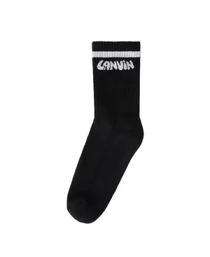 LANVIN Cotton Socks - Black